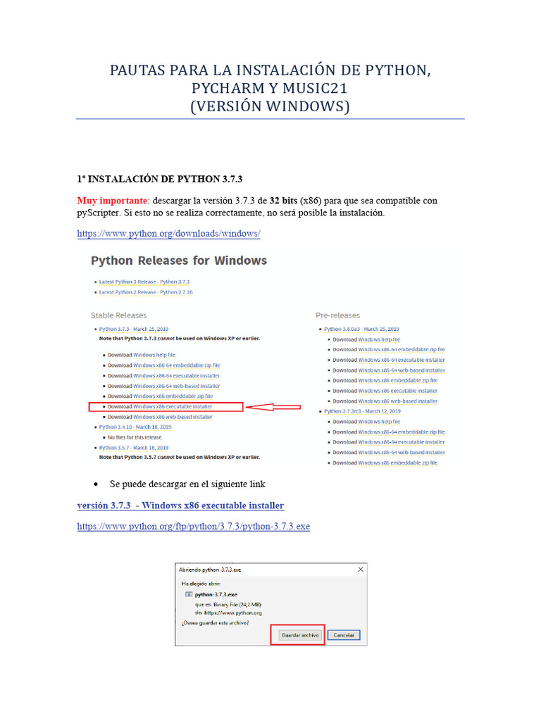 Instalacion Python Windows | PDF | Microsoft Windows | Software de la ...