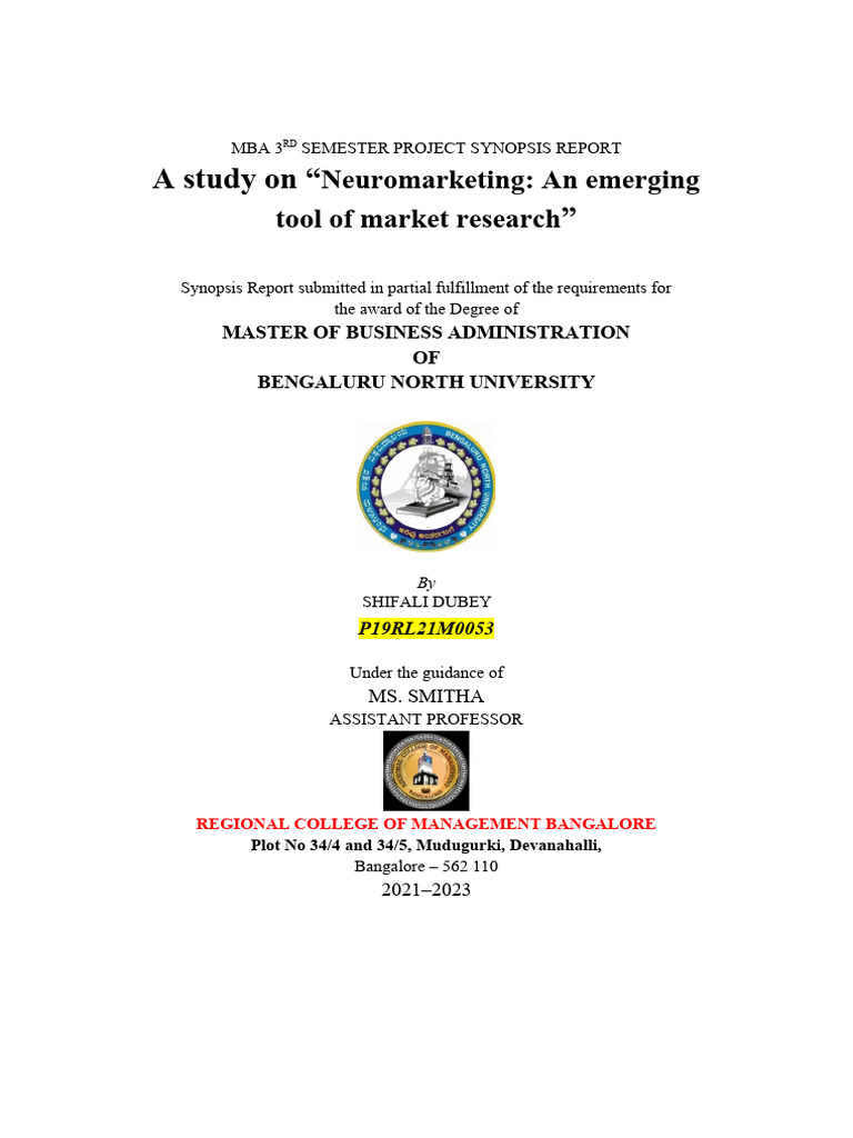 Shifali Dubey (Mba) | PDF