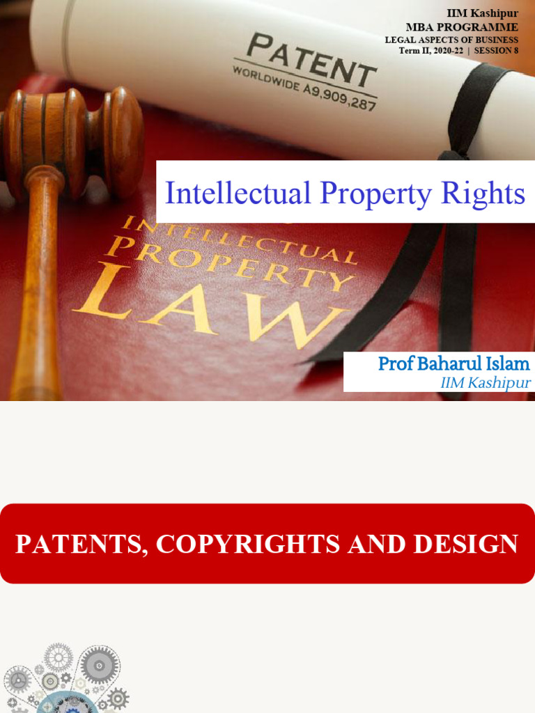 Intellectual Property Rights | PDF | Intellectual Property | Patent