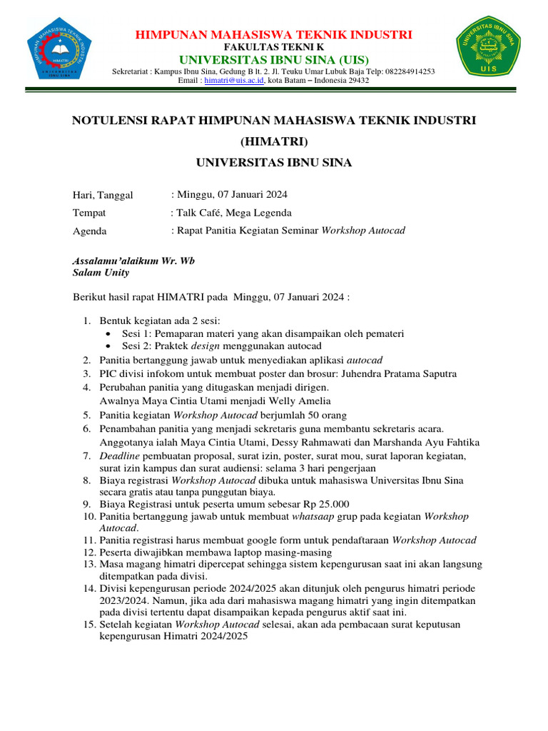 Surat HMI | PDF