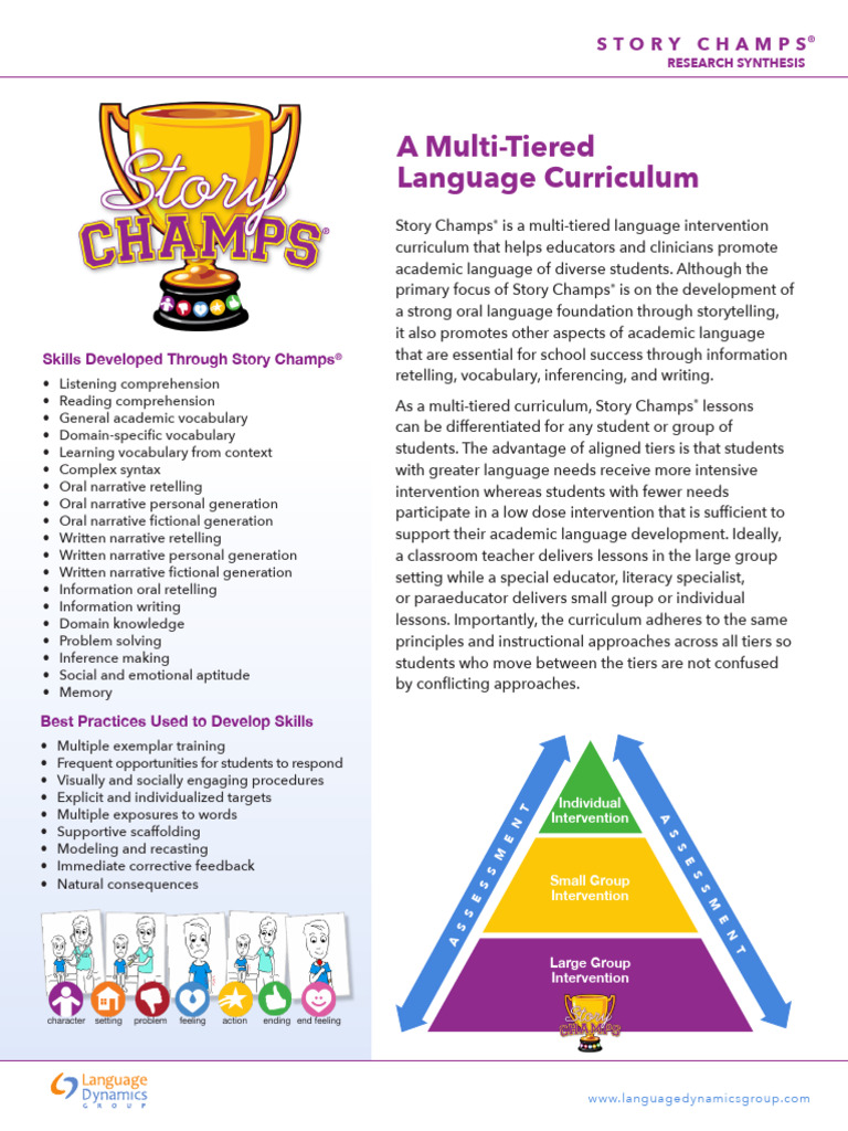 Story Champs Research Synthesis 2021 | PDF