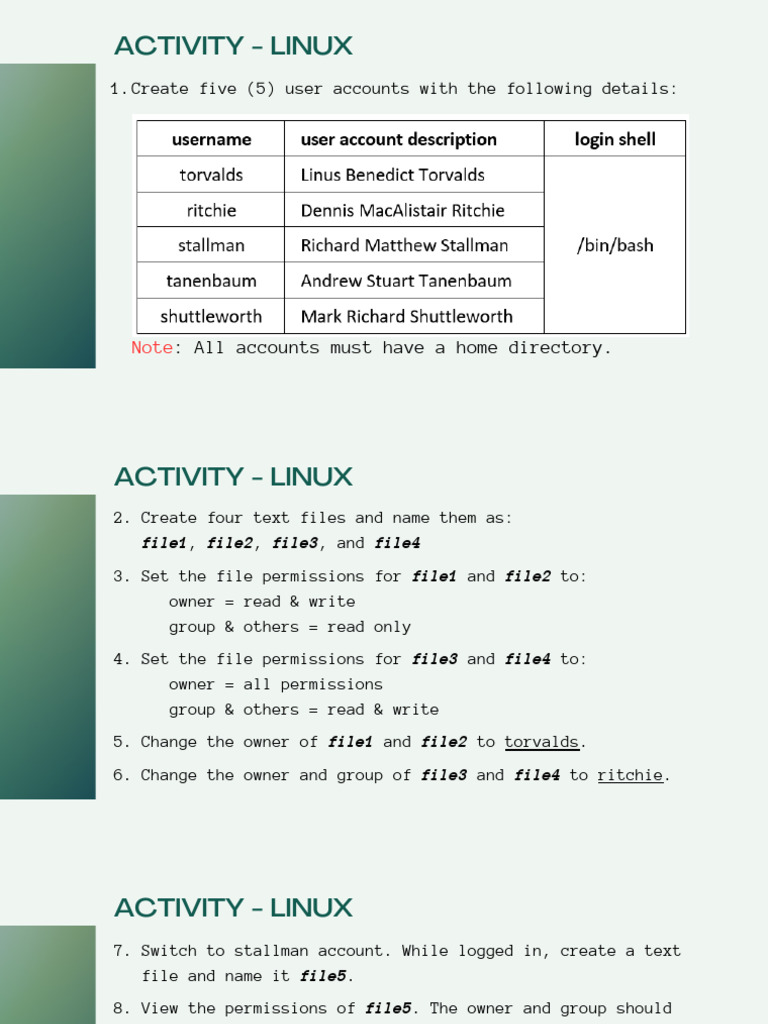 Chapter 8. Activity | PDF