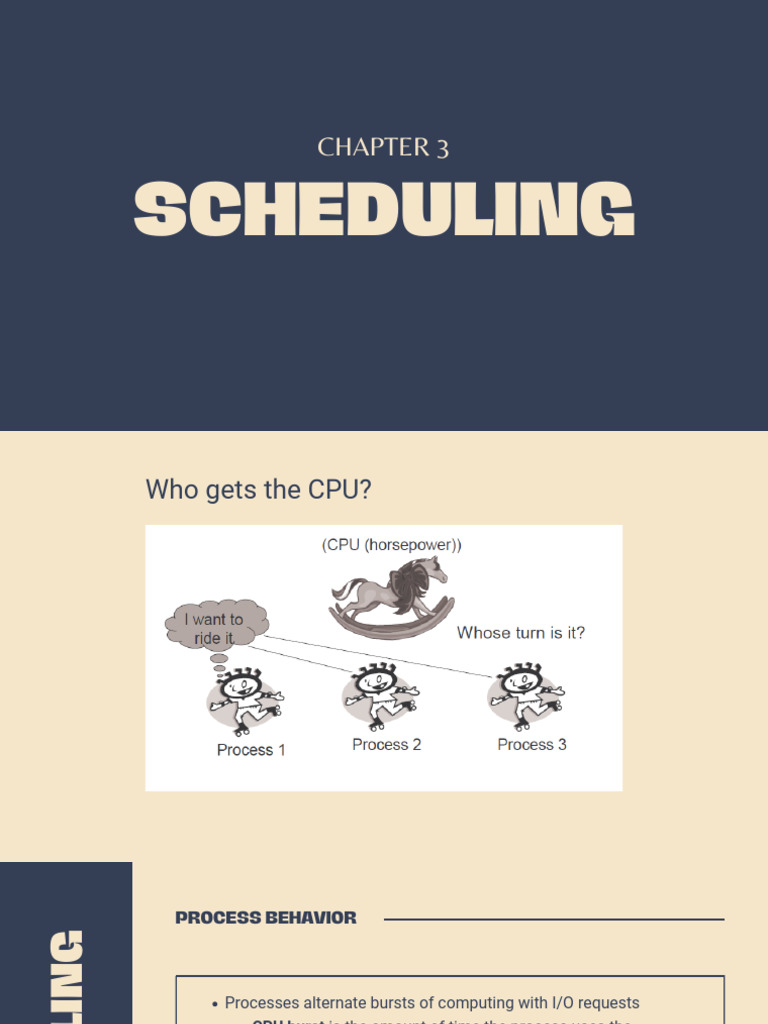 Chapter 3. Scheduling | Download Free PDF | Scheduling (Computing) | Process (Computing)