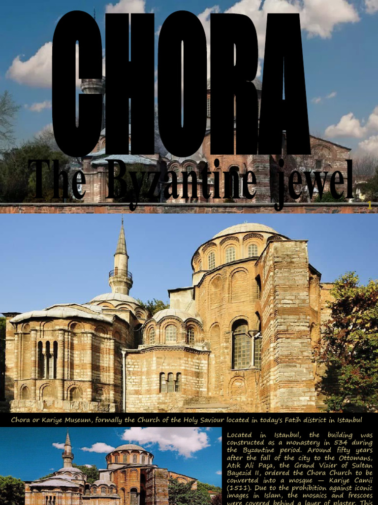 Chora, The Byzantine Jewel1 - Estambul - Solo Lectura | PDF