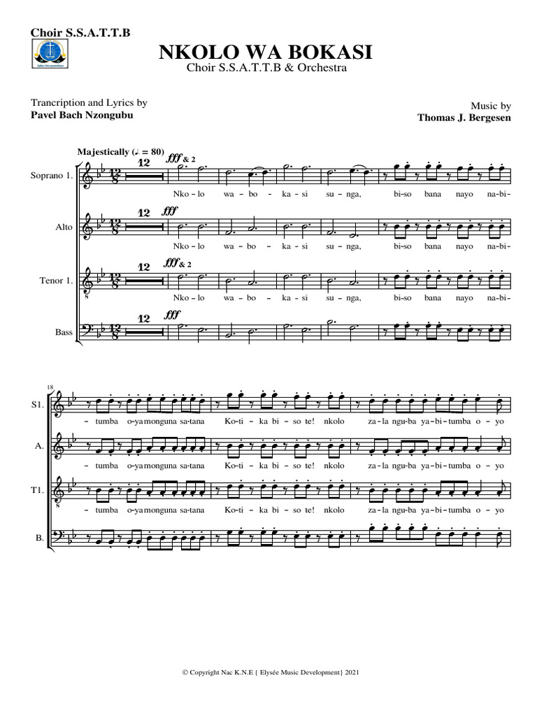 NKOLO - WA - BOKASI choirBBB | PDF