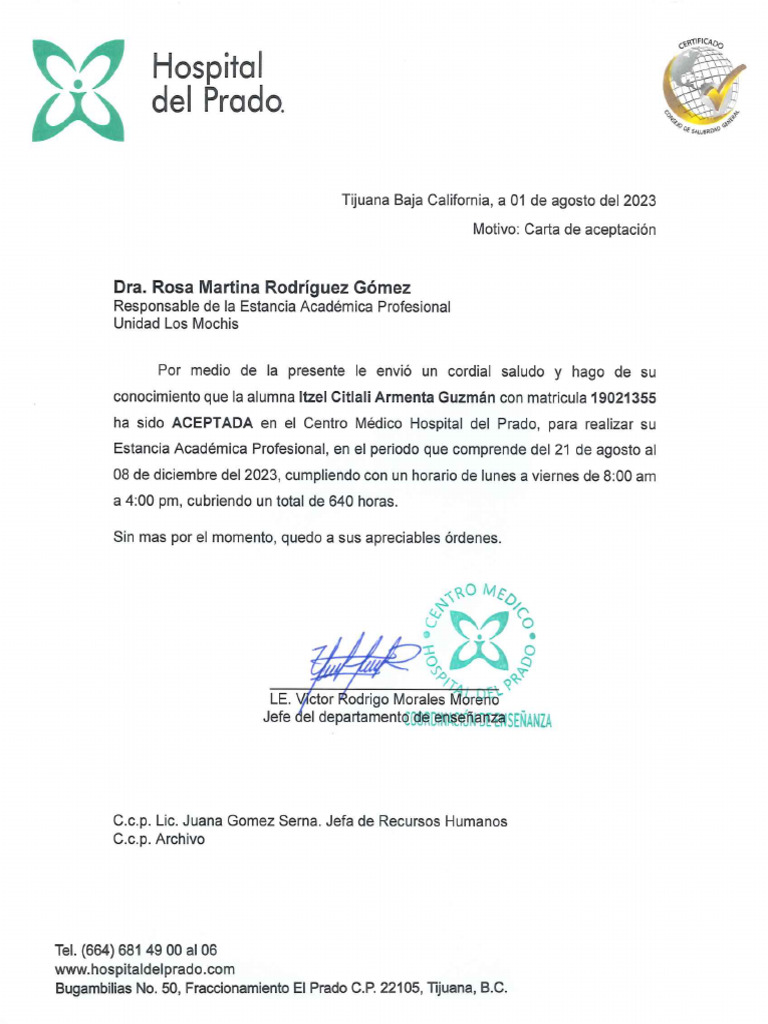 Itzel Citlali Armenta Guzman | PDF