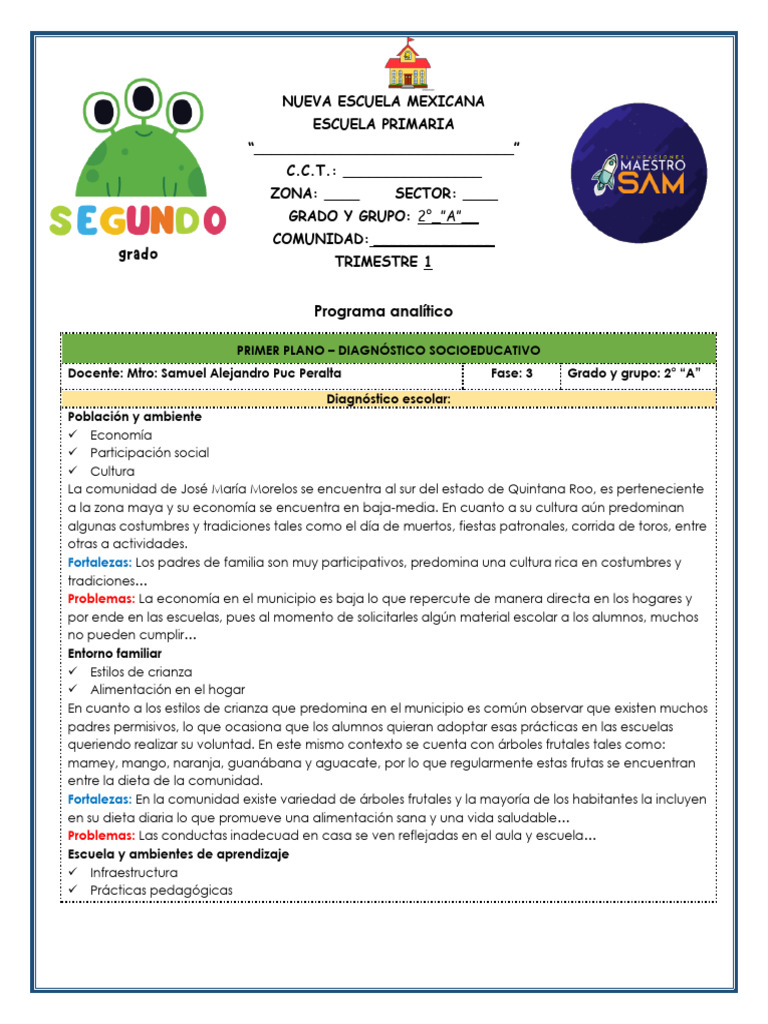 q3 Fase 3 Segundo Grado | PDF