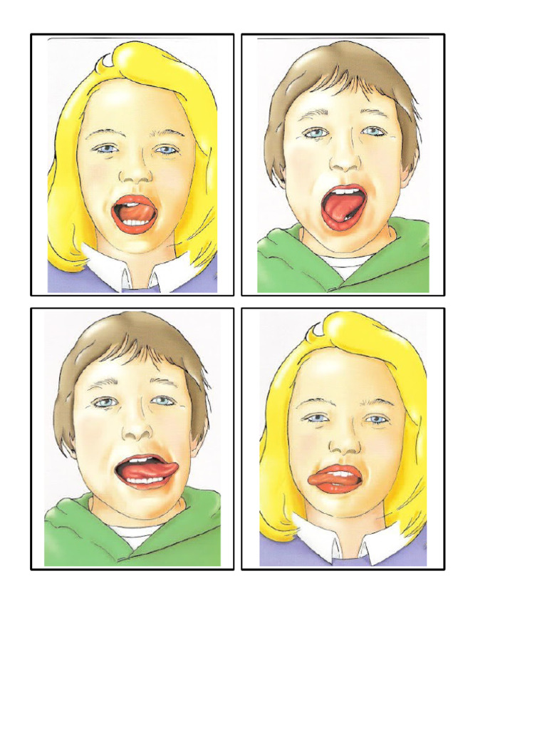 Praxias faciales, linguales, mandibulares, labiales | PDF