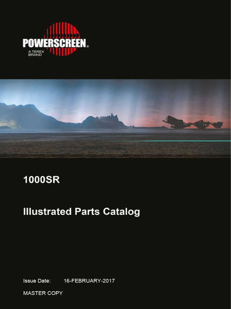1000SR Illustrated Parts Catalog - MASTER | PDF | Clutch | Equipment