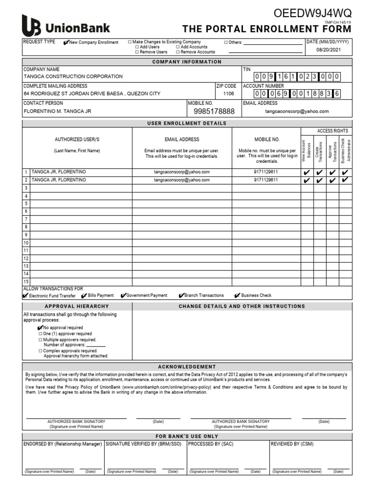 OEEDW9J4WQ | PDF | Cheque | Banks