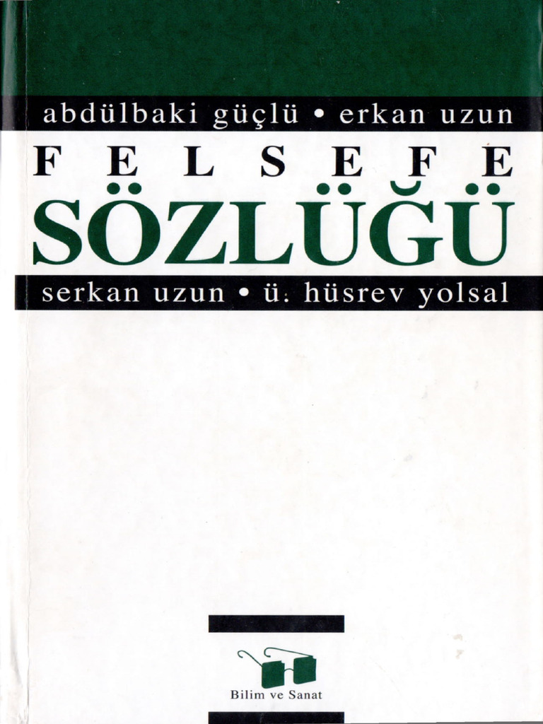 Felsefe Sözlüğü-1 | PDF