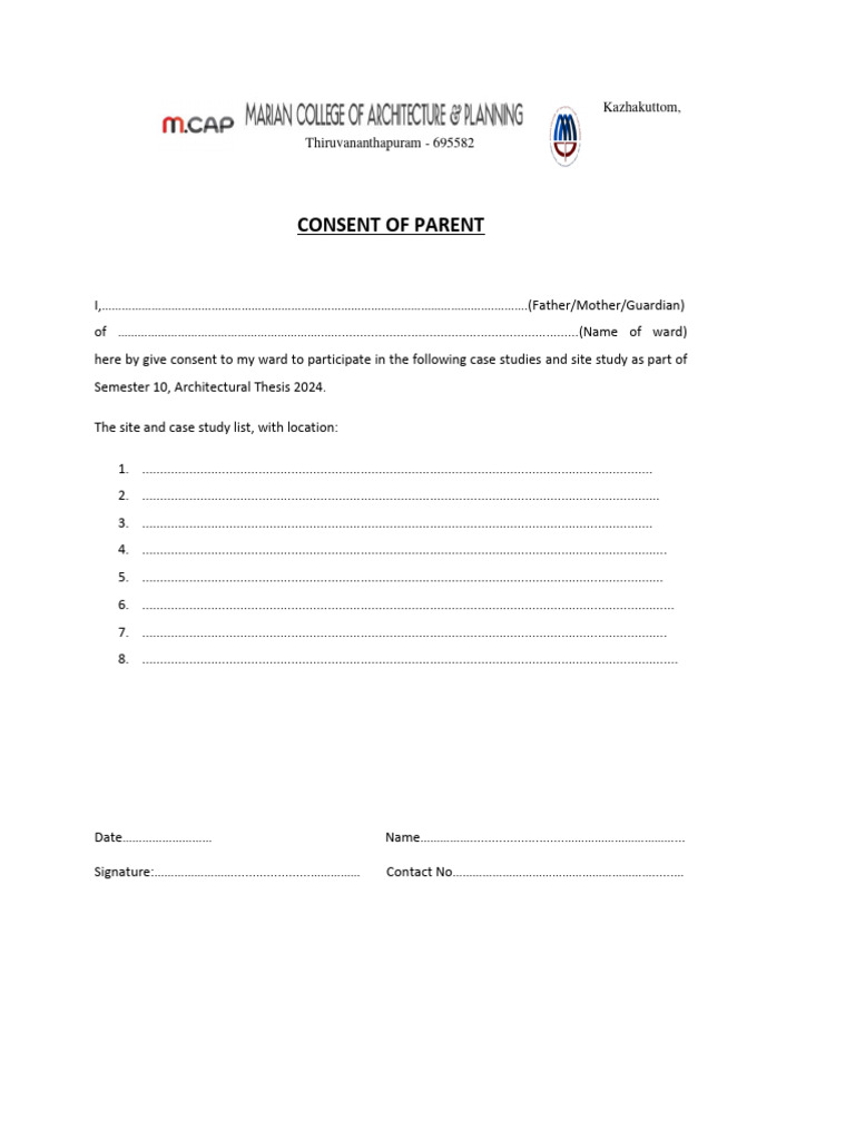 Consent Letter | PDF