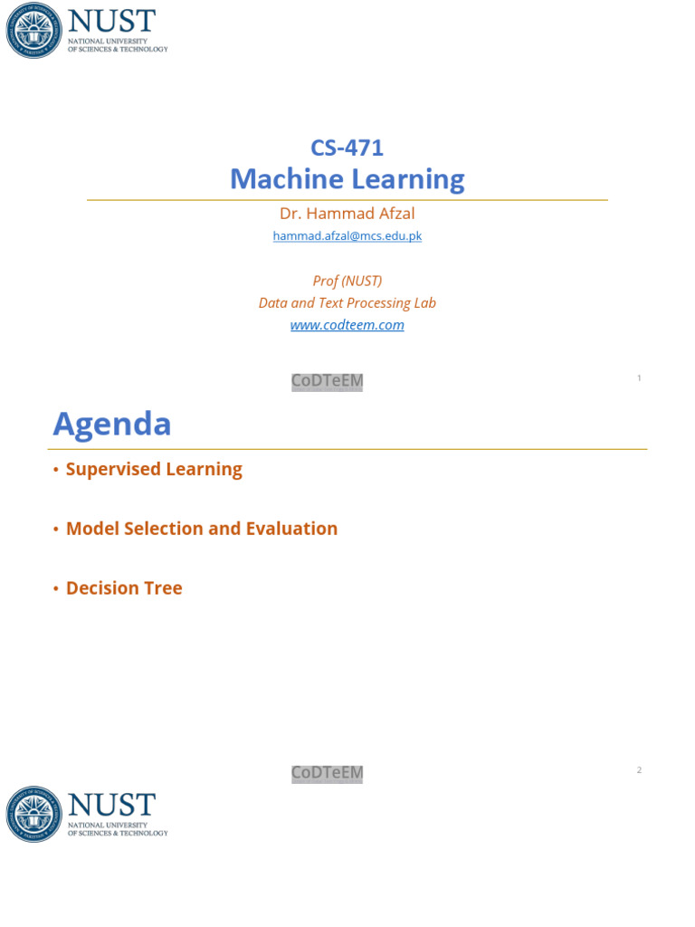 2 Supervised Learning | PDF | Sensitivity And Specificity | Cross ...