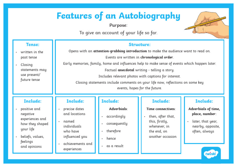 Features of an Autobiography | PDF