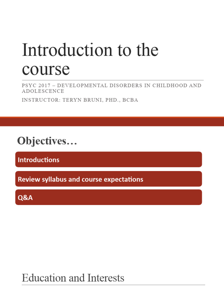 2017 Week 1 - Introduction and Normal Development STUDENT 1.5.2024 | PDF | Cognitive Development ...