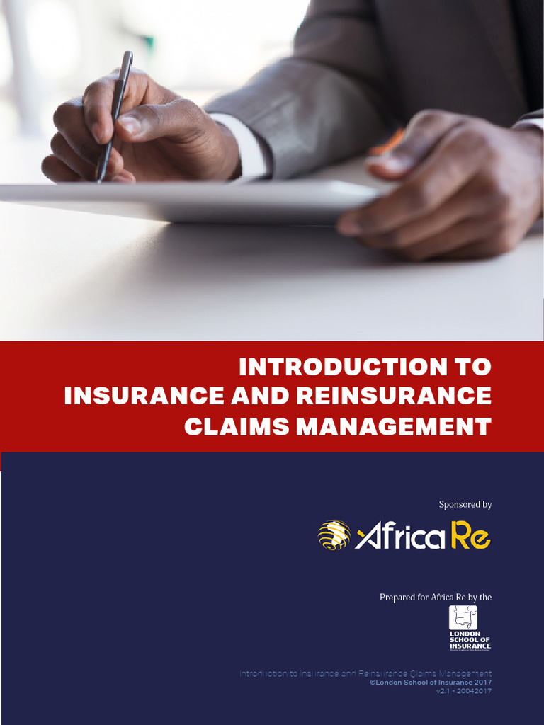 Intro Reinsurance Claims MGMT | PDF | Insurance | Reinsurance Intro Reinsurance Claims MGMT | PDF | Insurance | Reinsurance