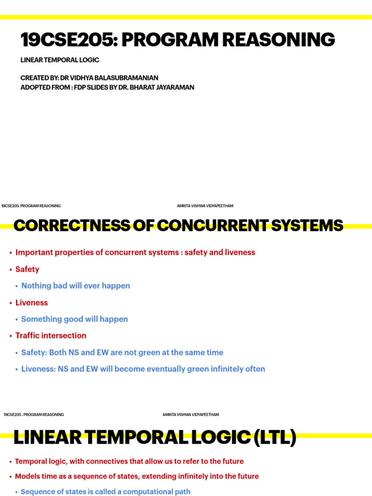 L24 Linear Temporal Logic Pdf Logic Mathematics Of Computing