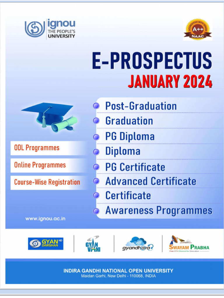 Common Prospectus English | PDF | Academic Degree | Bachelor's Degree