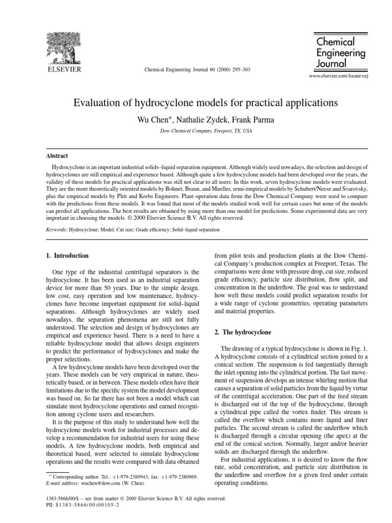 Chen 2000 | PDF | Liquids | Phases Of Matter