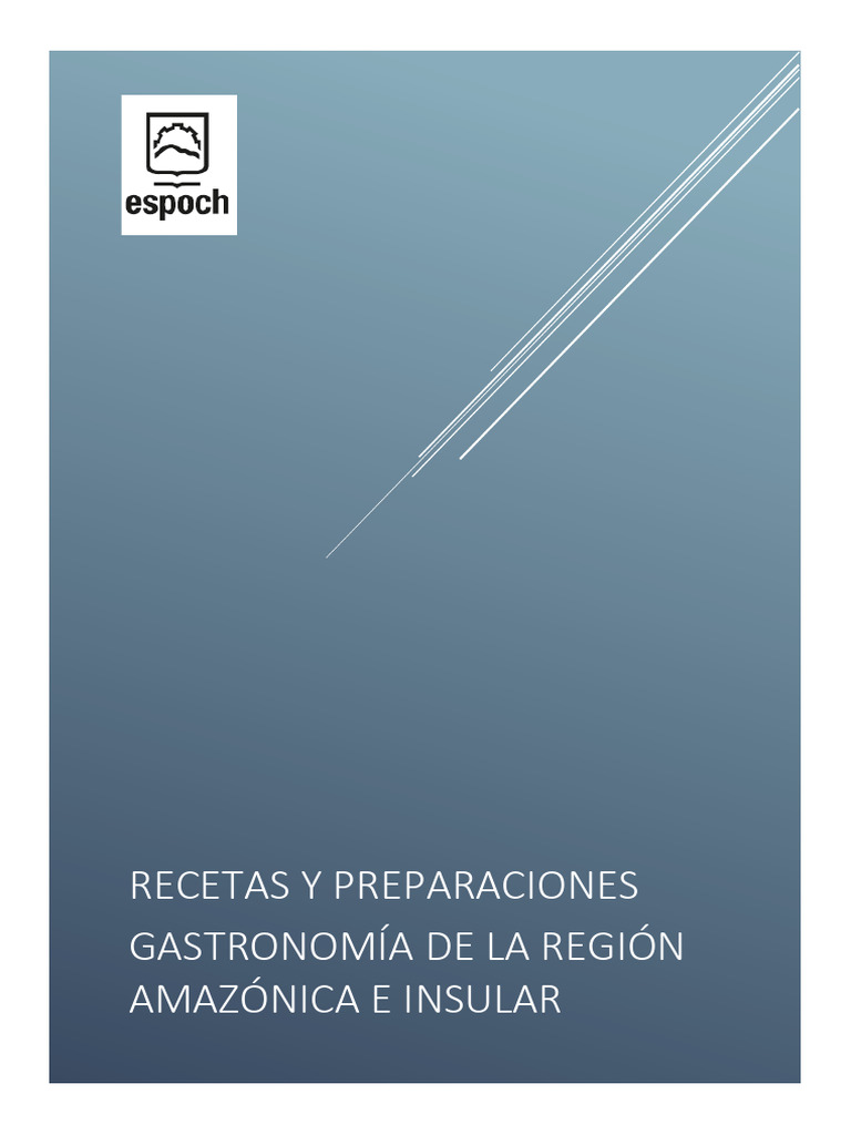 Recetas Gastronomía Amazónica e Insular SAPARA | PDF | Salsa | Cilantro
