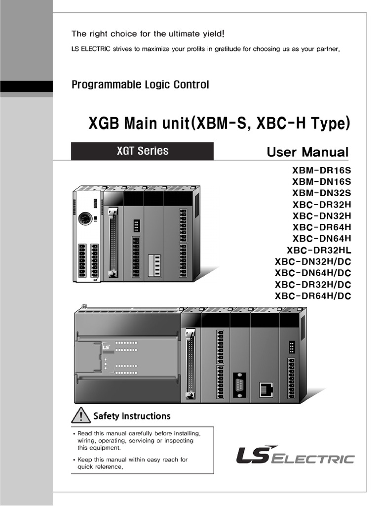 XBM-DR16S T12 Manual V2.2 202307 EN | Download Free PDF | Programmable Logic Controller | Input ...