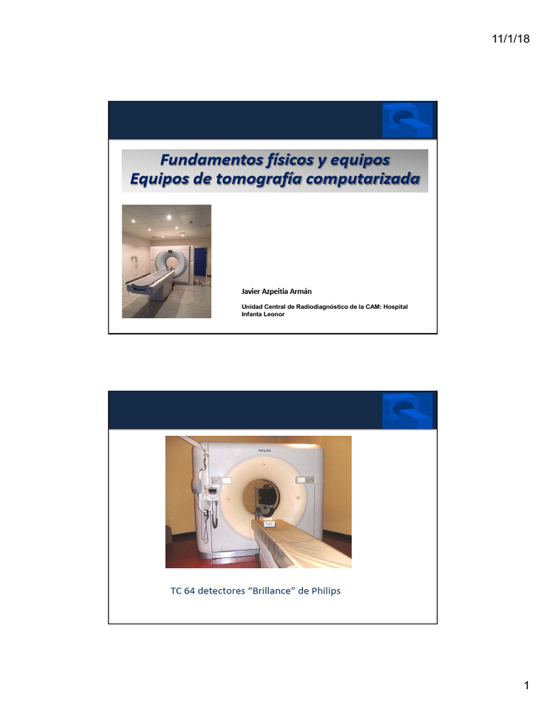 Tac Introduccion | PDF | Ct Scan