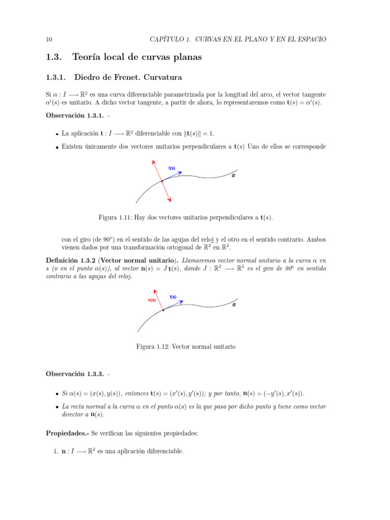Curvas 2 | PDF | Curva | Vector Euclidiano