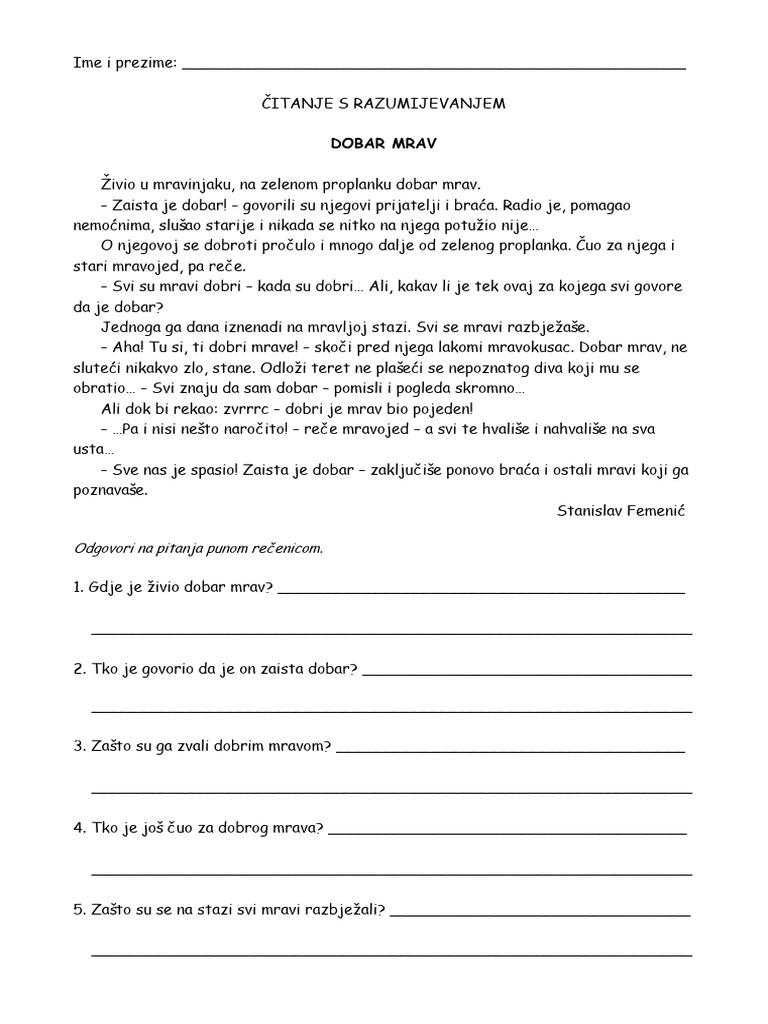 Dobar Mrav | PDF