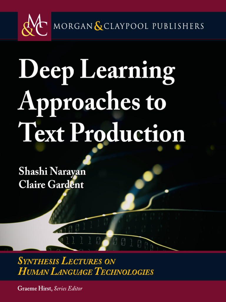 Deep Learning Approaches To Text Production Pdf Deep Learning Cognitive Science