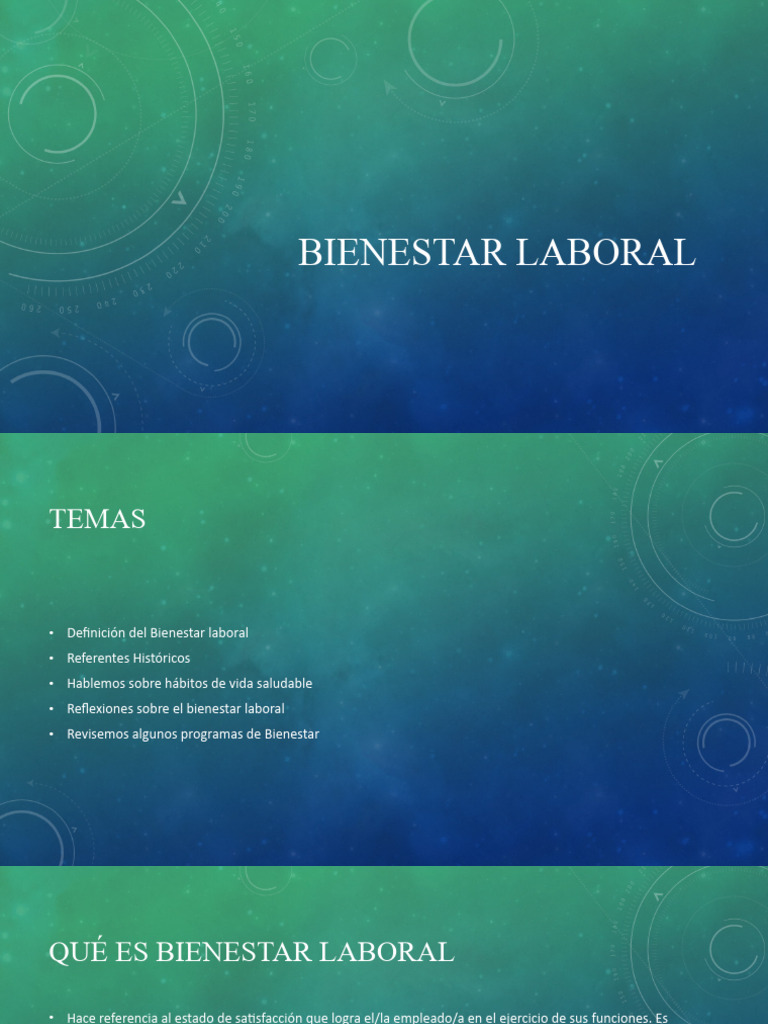 Bienestar Laboral | PDF | Bienestar | Trabajo Social