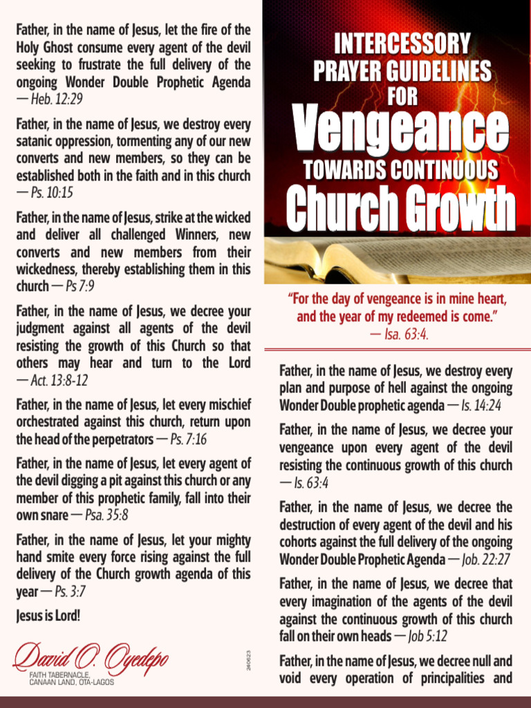 Vengeance | PDF | Satan | Jesus