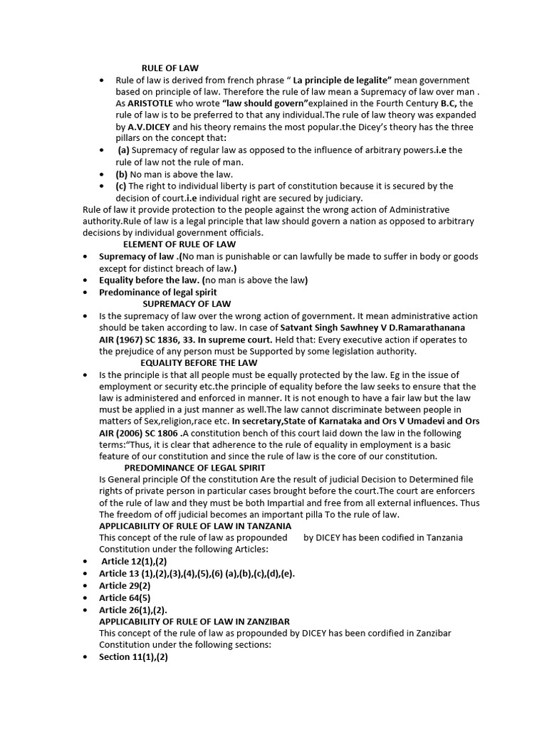Rule of Law by Gaza Zone | PDF | Rule Of Law | Constitution