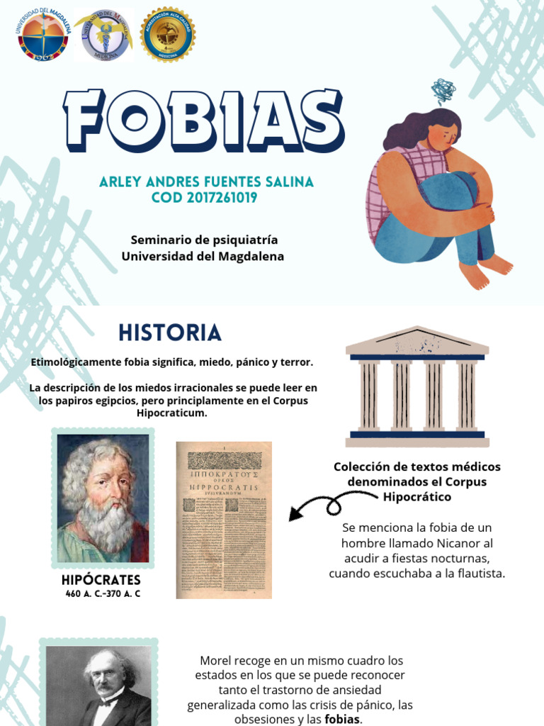 FOBIAS | PDF | Trastorno de ansiedad | Fobia