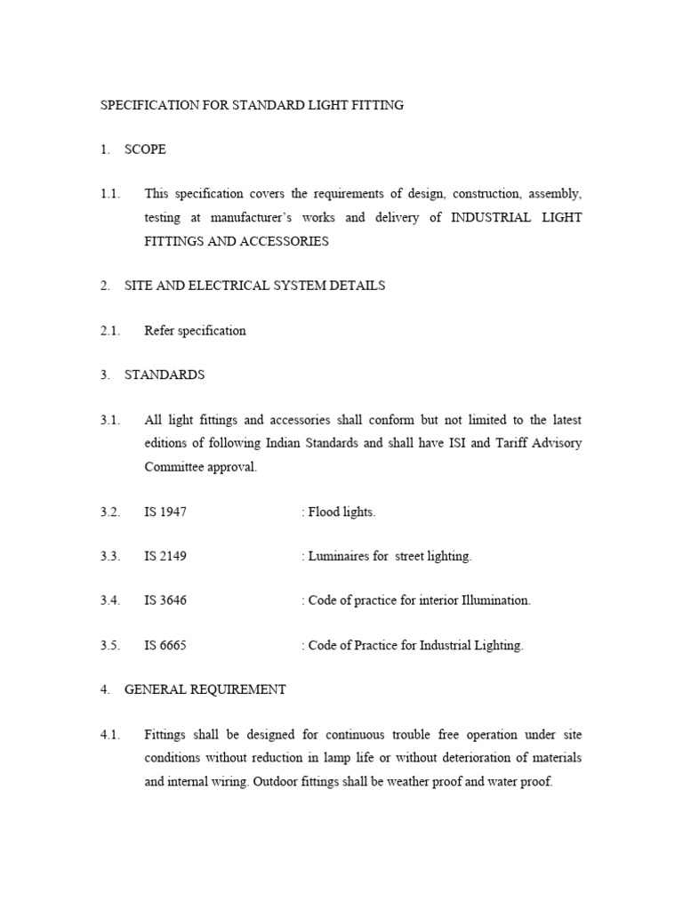 Light Fitting | PDF | Fluorescent Lamp | Incandescent Light Bulb
