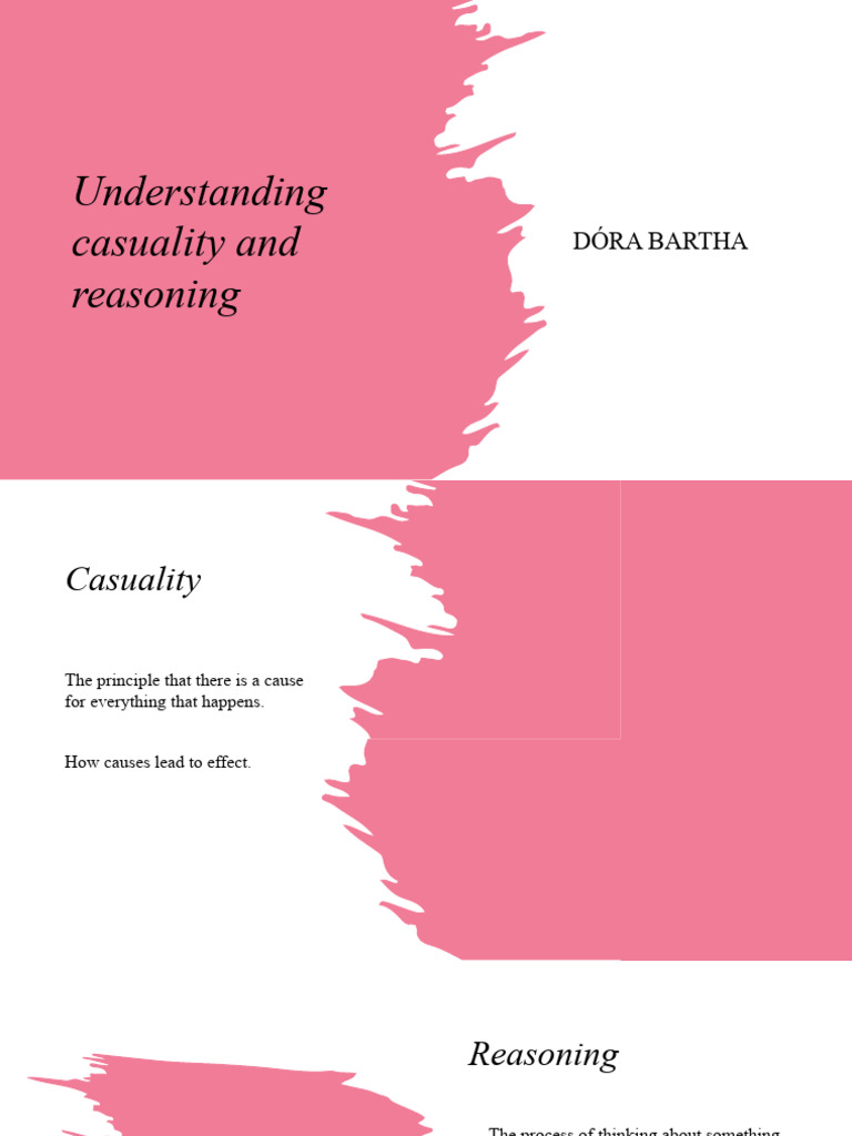 Understanding Casuality and Reasoning | PDF | Microsoft Power Point | Causality