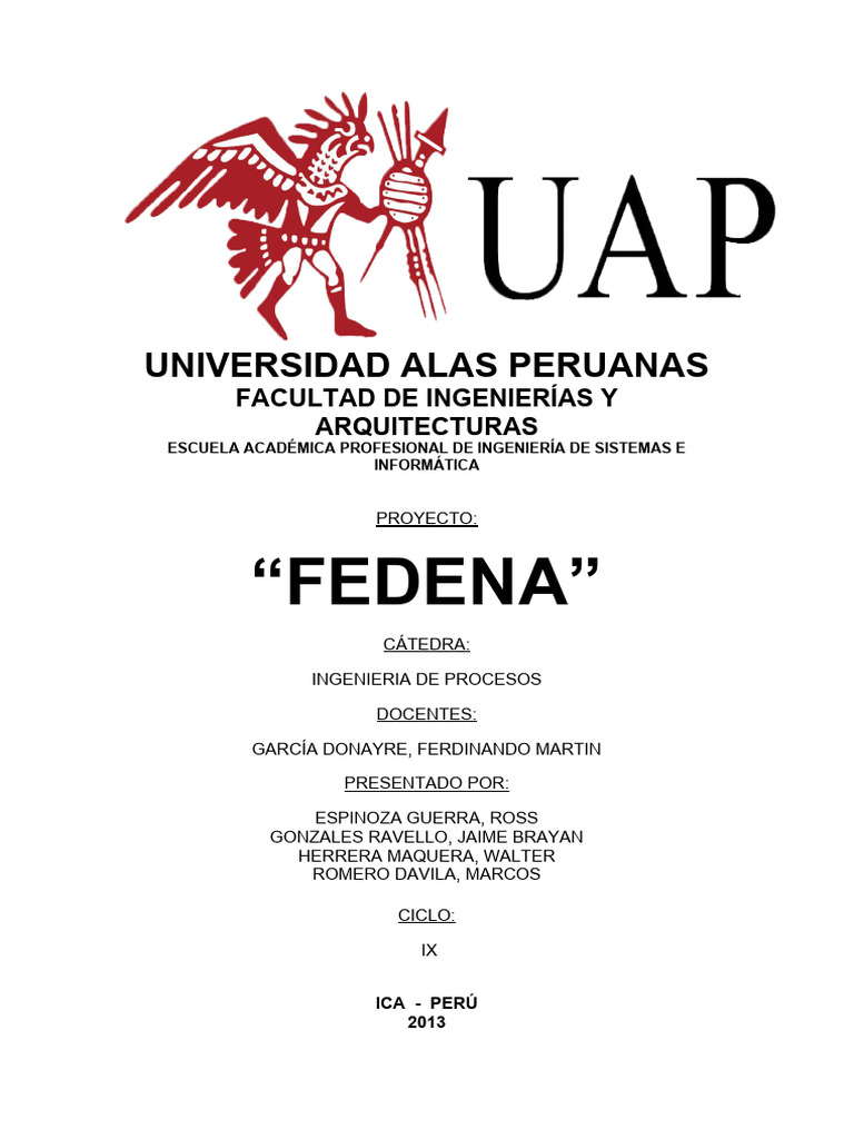 FEDENA | PDF | Planificación de recursos empresariales | Informática