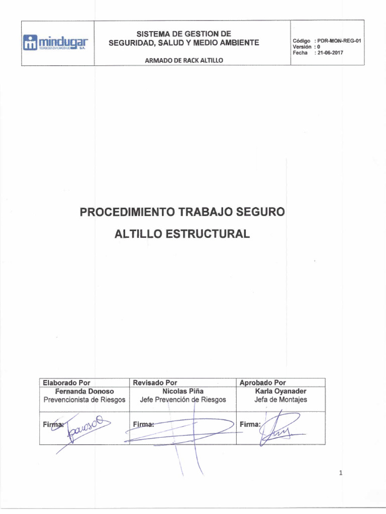 P.T.S. Altillo Estructural | PDF