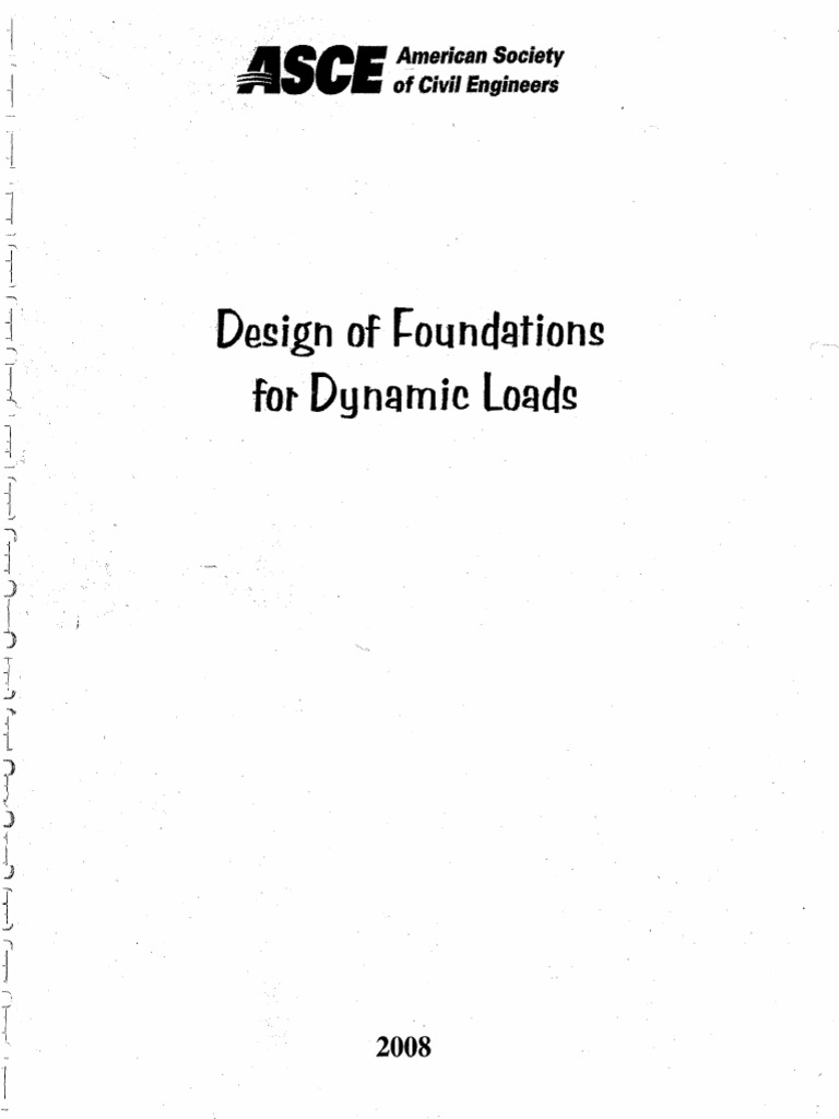 Design of Foundations For Dynamic Loads | PDF