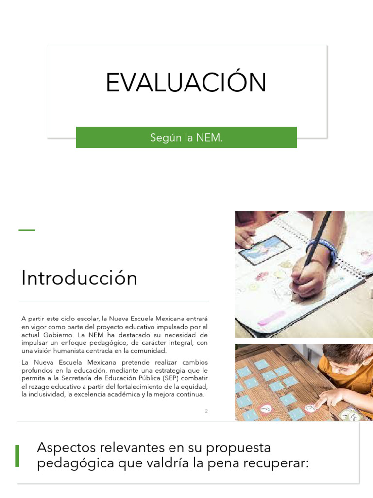Evaluación Nem | PDF | Evaluación | Plan de estudios