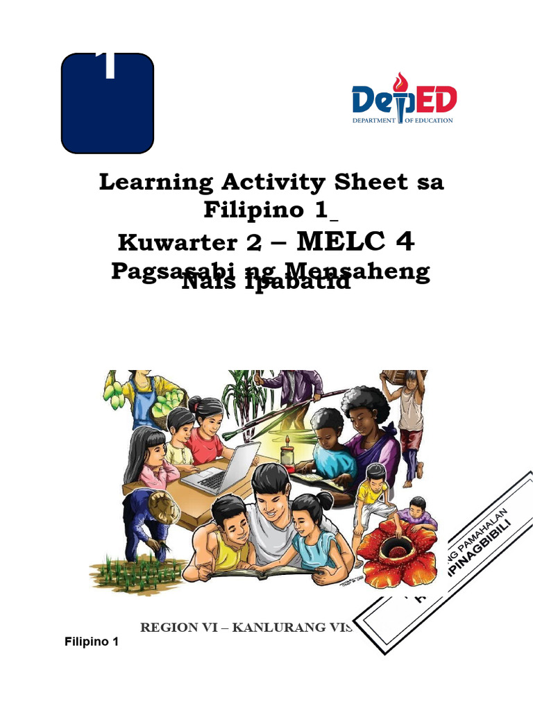 FILIPINO 1 Q2 MELC 4 v112520 | PDF