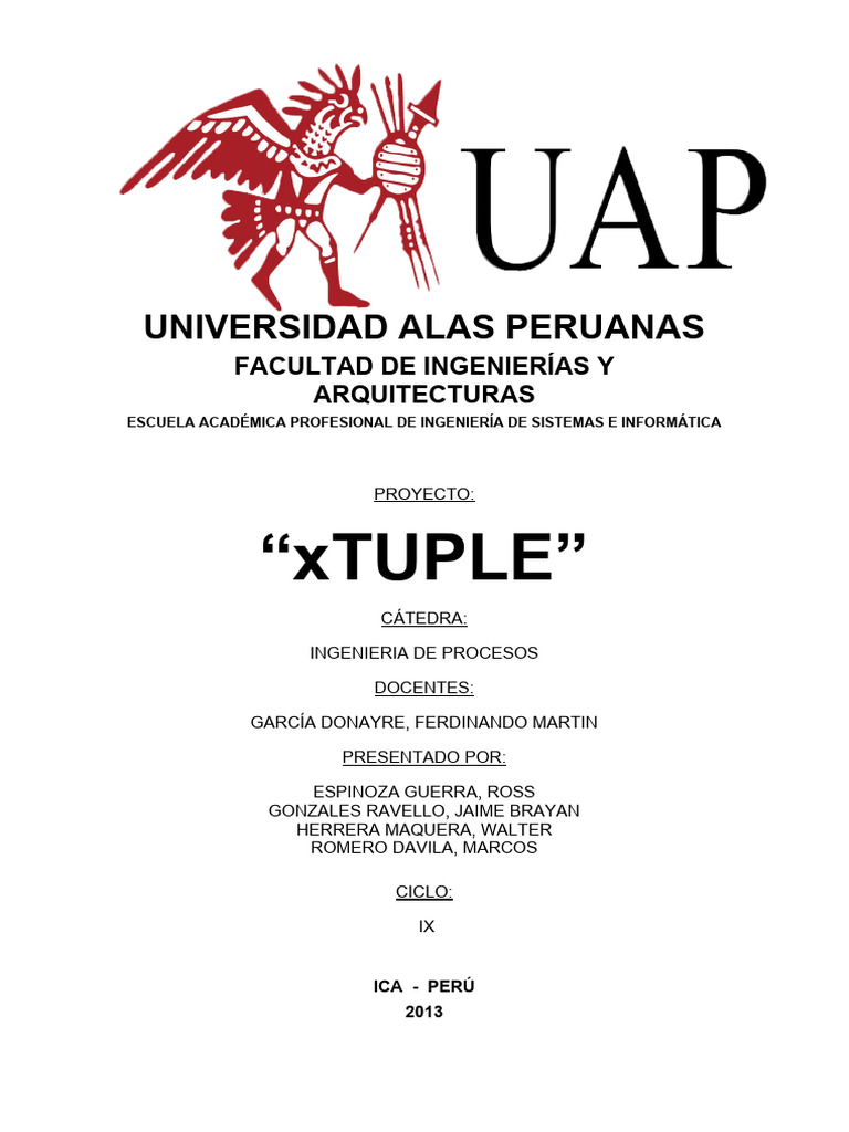 X TUPLE | PDF | Planificación de recursos empresariales | Transport Layer Security