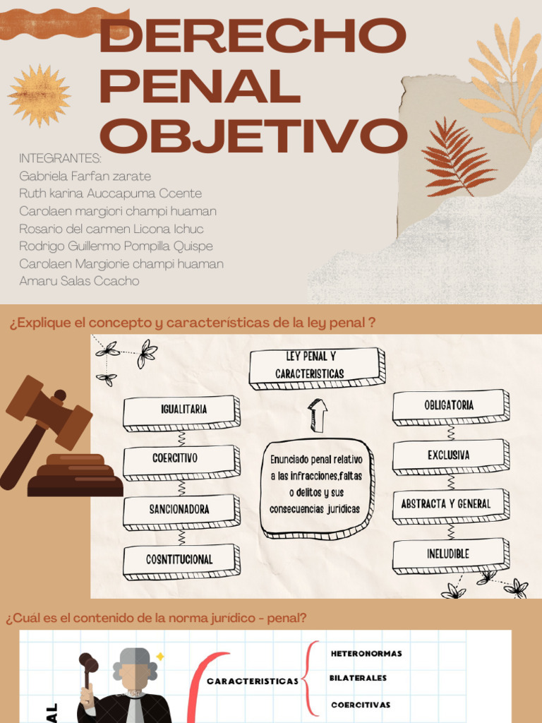 Derecho Penal Objetivo | Descargar gratis PDF | Castigos | Derecho penal