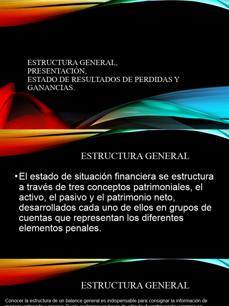 Estructura General Contabilidad | PDF