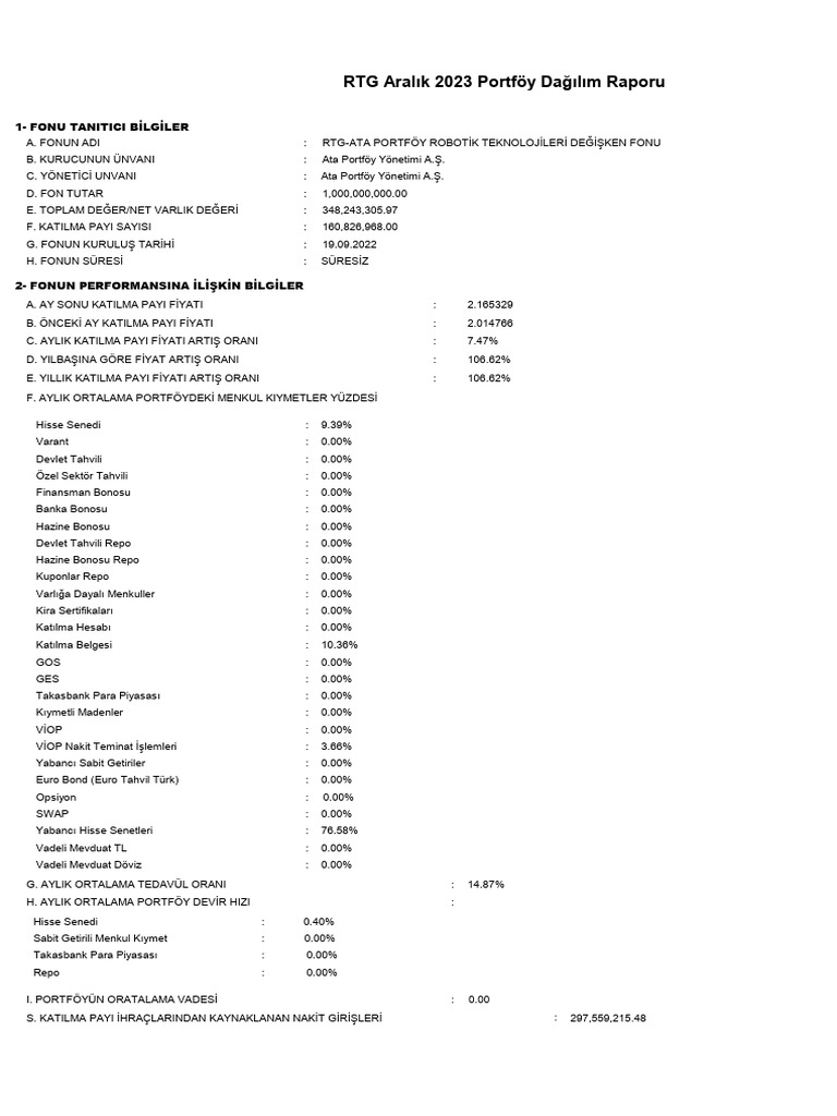 RTG Aralik 2023 | PDF