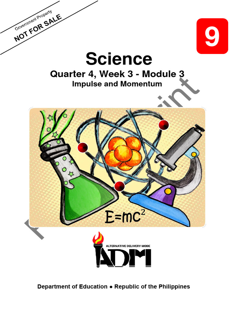 Sci9 Q4 M3 ImpulseAnd-Momentum V5 | PDF | Momentum | Collision