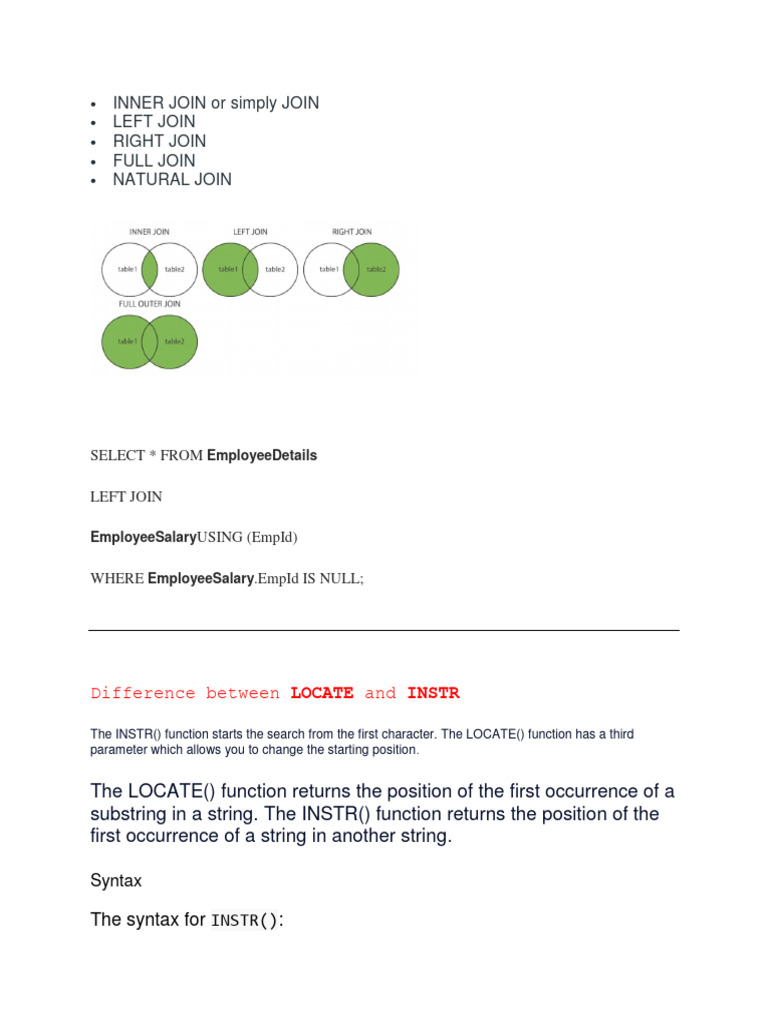 Joints Topic | PDF | Computer Science | Data Management