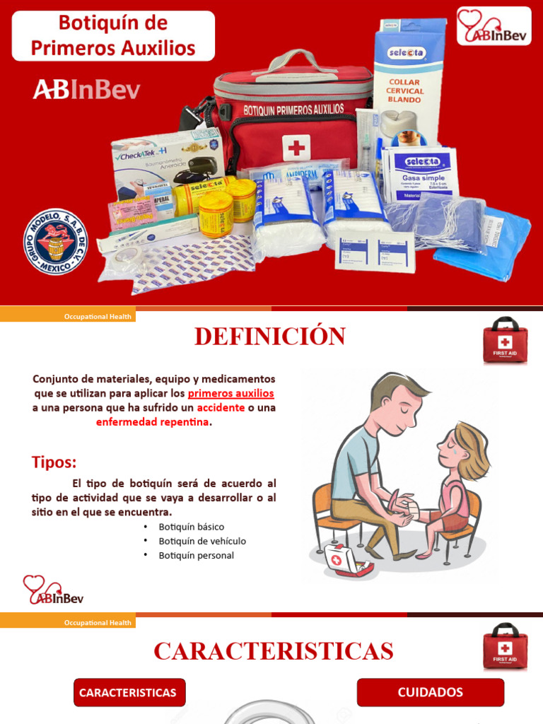 Botiquin | PDF | Reanimación cardiopulmonar | Herida