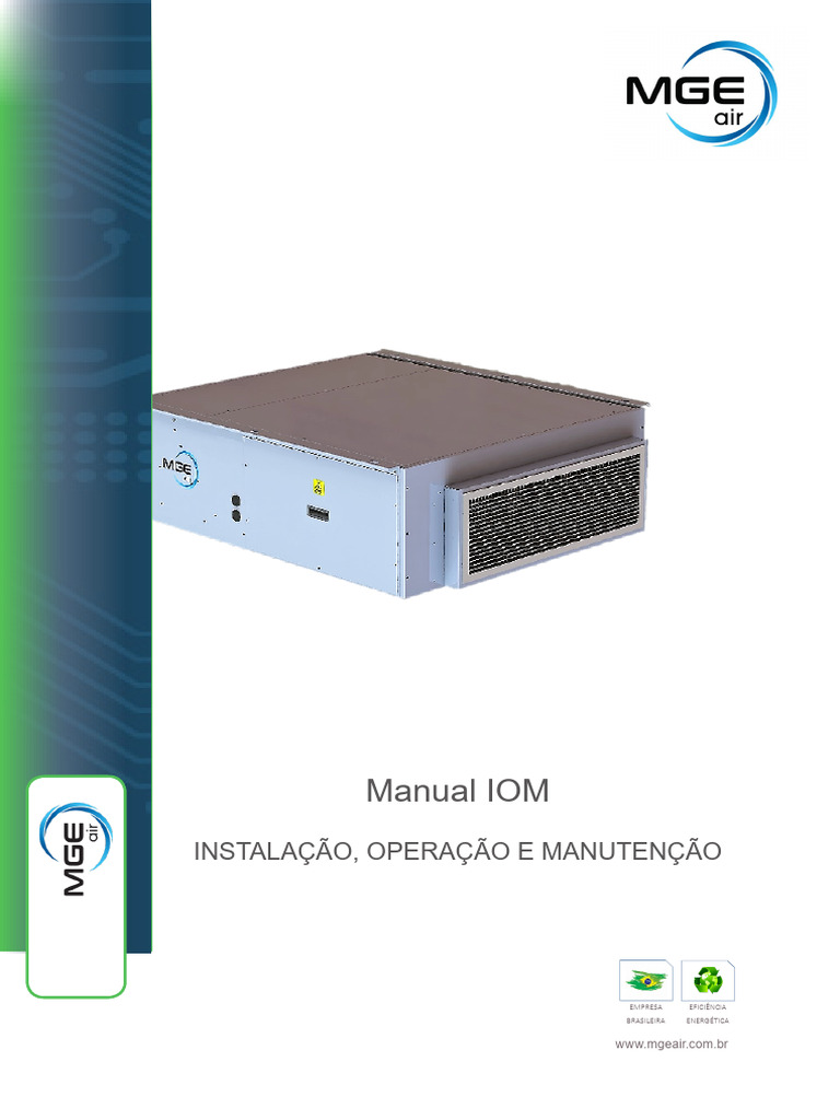 Manual Iom - Self Contained - Split System - SC-SS - Rev01 | PDF | Ar ...