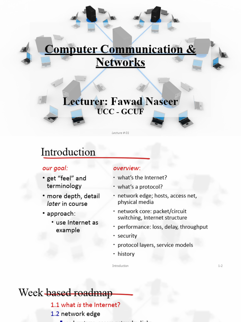 Lecture CCN Fawad 02 | PDF | Computer Network | Digital Subscriber Line