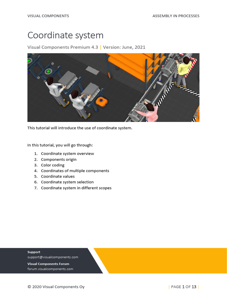 Coordinate System Pdf Cartesian Coordinate System Euclidean Vector